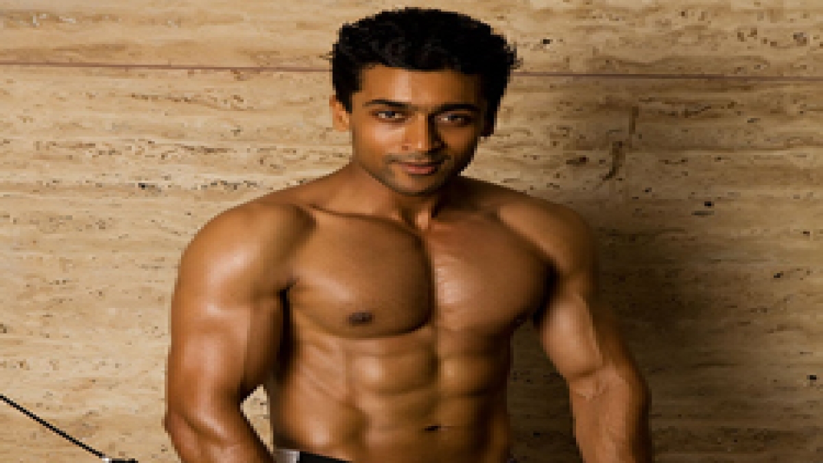 6 'பேக்' சூர்யா! | Surya's six pack ABS! - Tamil Filmibeat