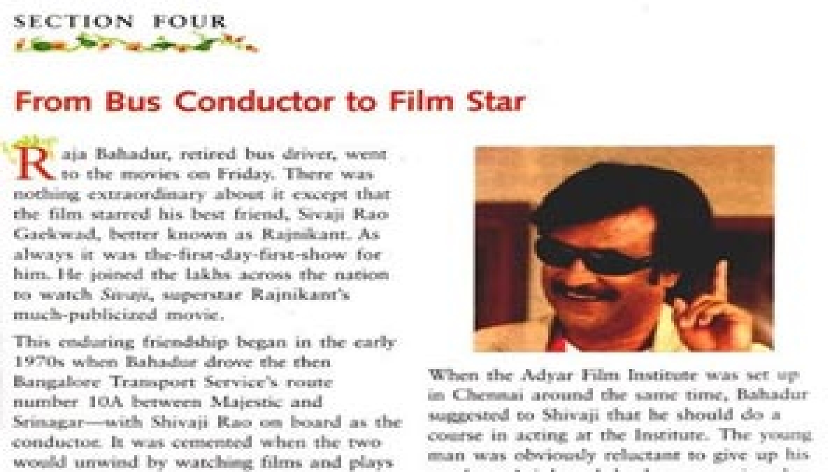 சிபிஎஸ்இ பாடத்தில் ரஜினி வாழ்க்கை வரலாறு! | CBSE students to now study ...