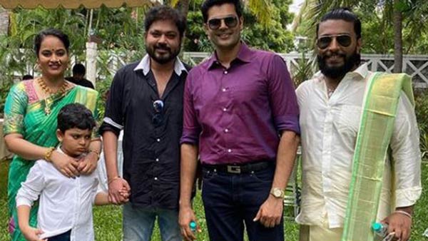 நம்ம 'ட்ரிகர்' சக்திக்கு இவ்ளோ பெரிய மகனா? ஆரவ் கல்யாணத்தில் அசத்தலாய் ...