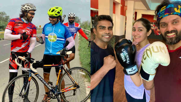 ஆர்யாவோட புது பாக்ஸிங் பார்ட்னர் அந்த பிரபல நடிகையா? வைரலாகும் போட்டோஸ் ...