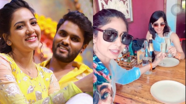 கையில் சரக்கு பாட்டிலுடன் பார்ட்டி..6 மணிக்கு மேல மேடம் இப்படி தானா ...