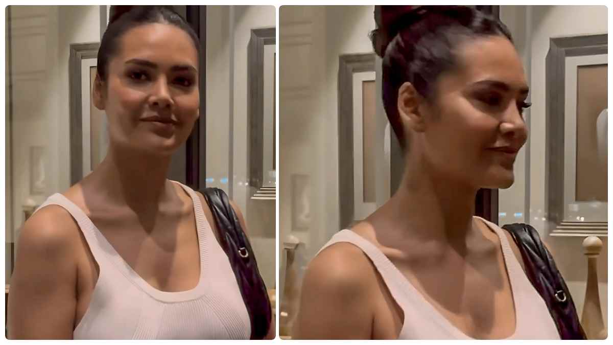 Esha Gupta: அடச்சீ.. உள்ளே ஒண்ணுமே போடல.. வெளியே இப்படியா வரது.. இஷா ...
