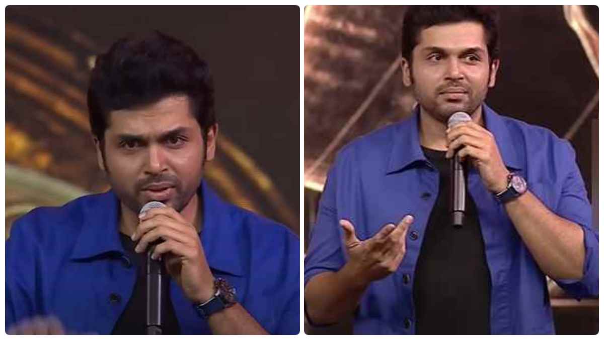 Karthi speech :நான் ரெமோ மாதிரி.. பொன்னியின் செல்வன் 2 விழாவில் ...