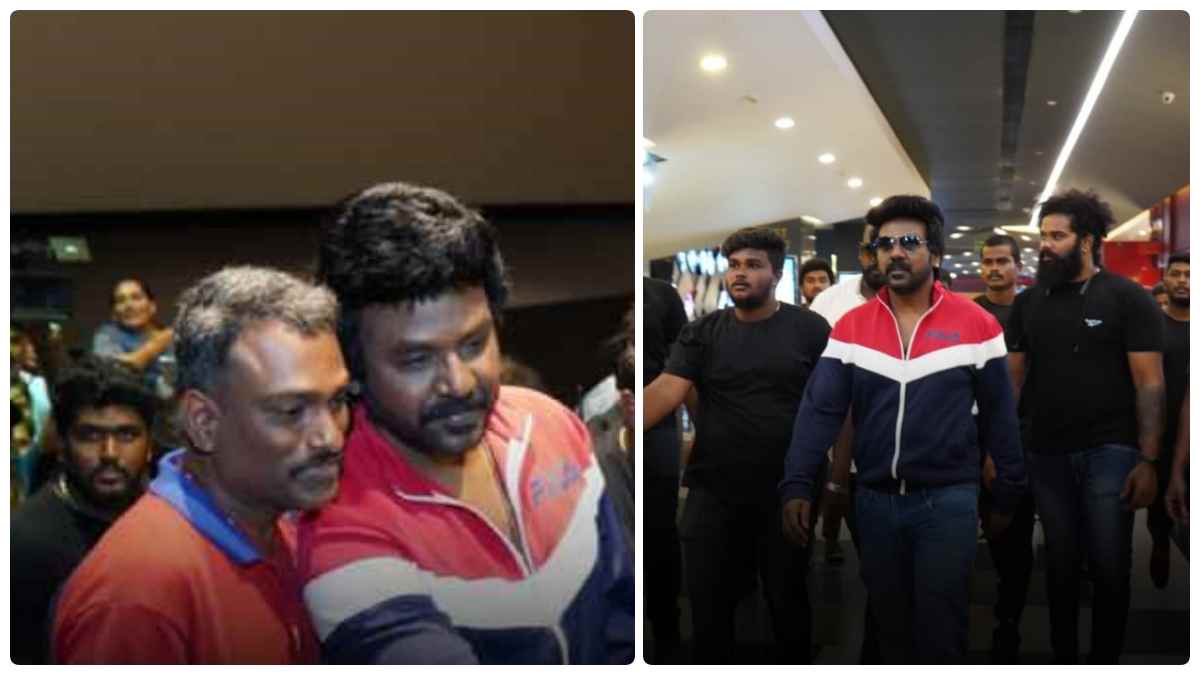 Lawrence :செல்போனுக்கு இருக்கும் மரியாதை.. ரசிகர்களுடன் ருத்ரன் படம் ...