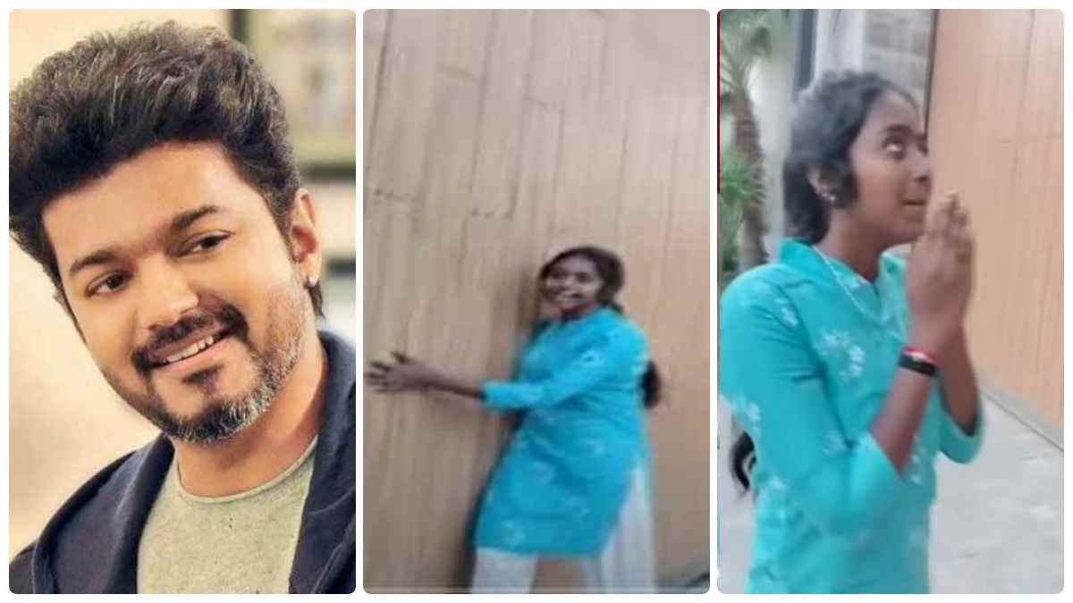 Vijay - விஜய் வீட்டு வாசலில் கை எடுத்து கும்பிட்டு கதறி அழுத இளம்பெண் ...