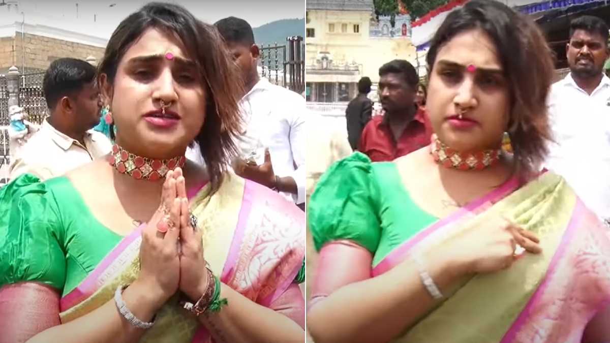 திருப்பதியில் வனிதா விஜயகுமார் சாமி தரிசனம்.. ரசிகர்கள் என்னை ...