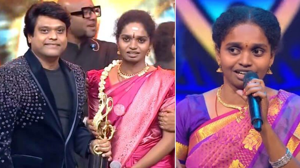 Super Singer 9 - சூப்பர் சிங்கர் 9.. டைட்டிலை வென்ற முதல் பெண் அருணா ...