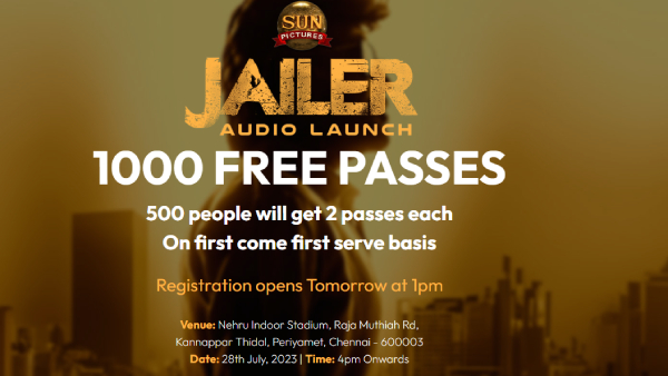 Jailer audio launch passes claimed in 15seconds create history