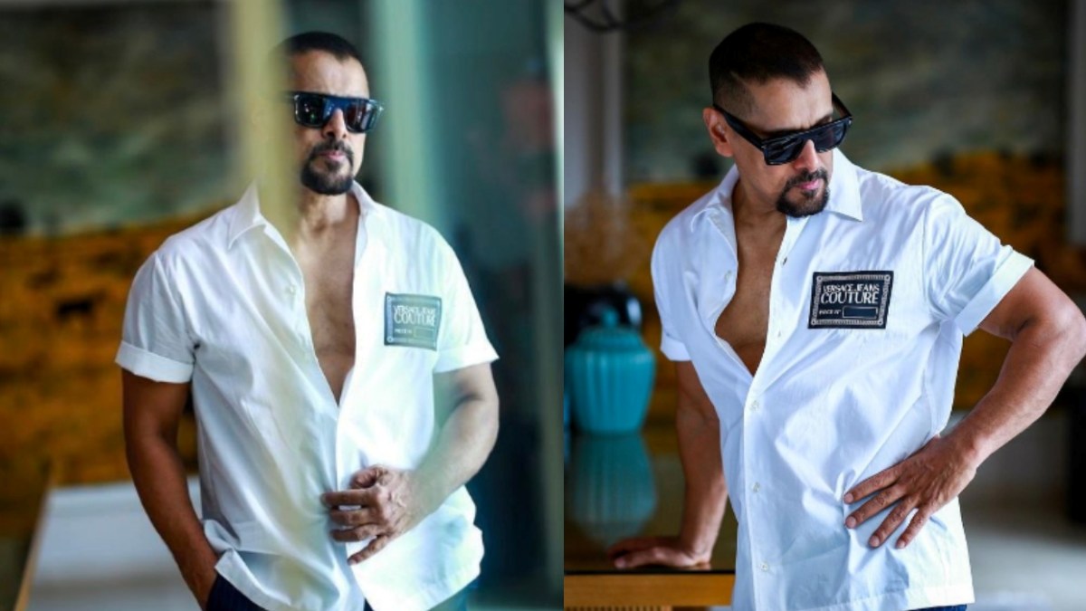 Actor Vikram: மொட்டை தலையுடன் மாஸ் லுக்கில் விக்ரம்.. சும்மா தெறியா ...