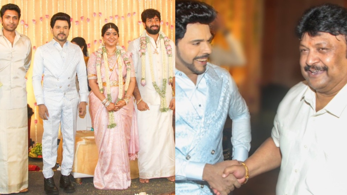 பிரபு மகள் ஐஸ்வர்யா- ஆதிக் ரவிச்சந்திரன் திருமணம்.. நேரில் வந்து ...