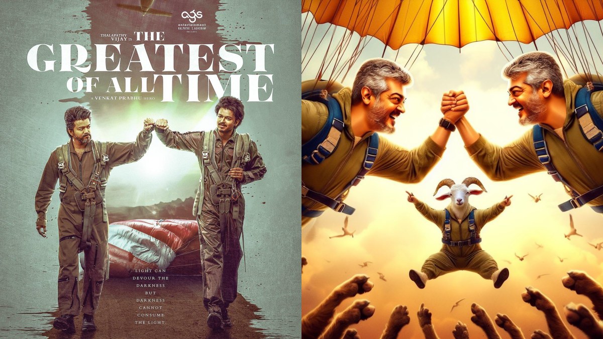 GOAT: என்னய்யா பெரிய விஜய்..? அஜித் வெர்ஷனில் அசரடிக்கும் GOAT போஸ்டர் ...