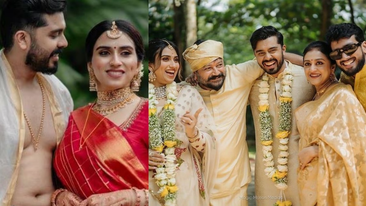 Jayaram Daughter Marriage: லண்டன் மாப்பிள்ளை.. குருவாயூரில் நடைபெற்ற ...