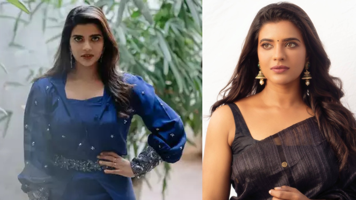 டைட்டான உடையில் கிக் ஏற்றும் ஐஸ்வர்யா ராஜேஷ்.. ட்ரெண்டாகும் ...